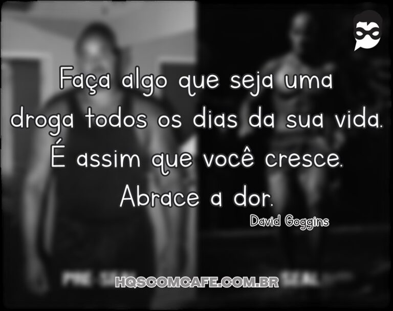David Goggins Frases | Top 10 - HQs com Café